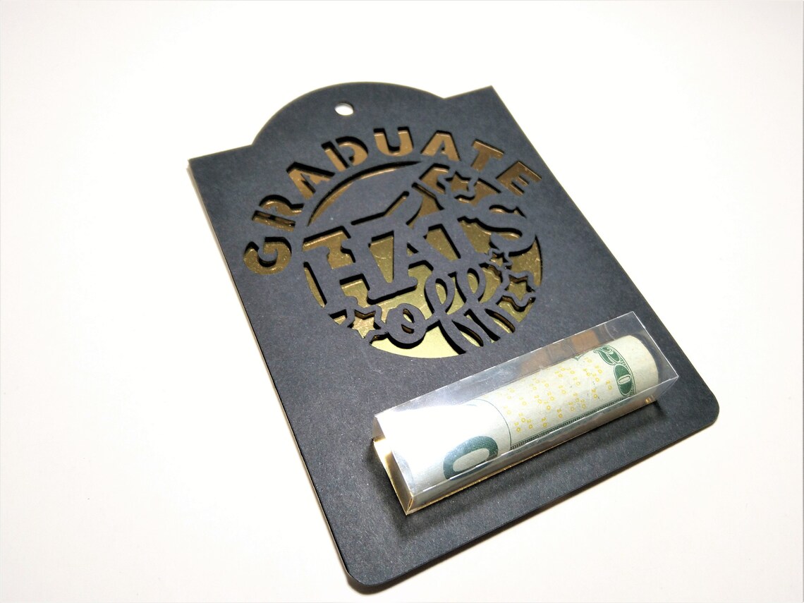 Money Card Svg Graduation SVG Template Cricut Maker - Etsy