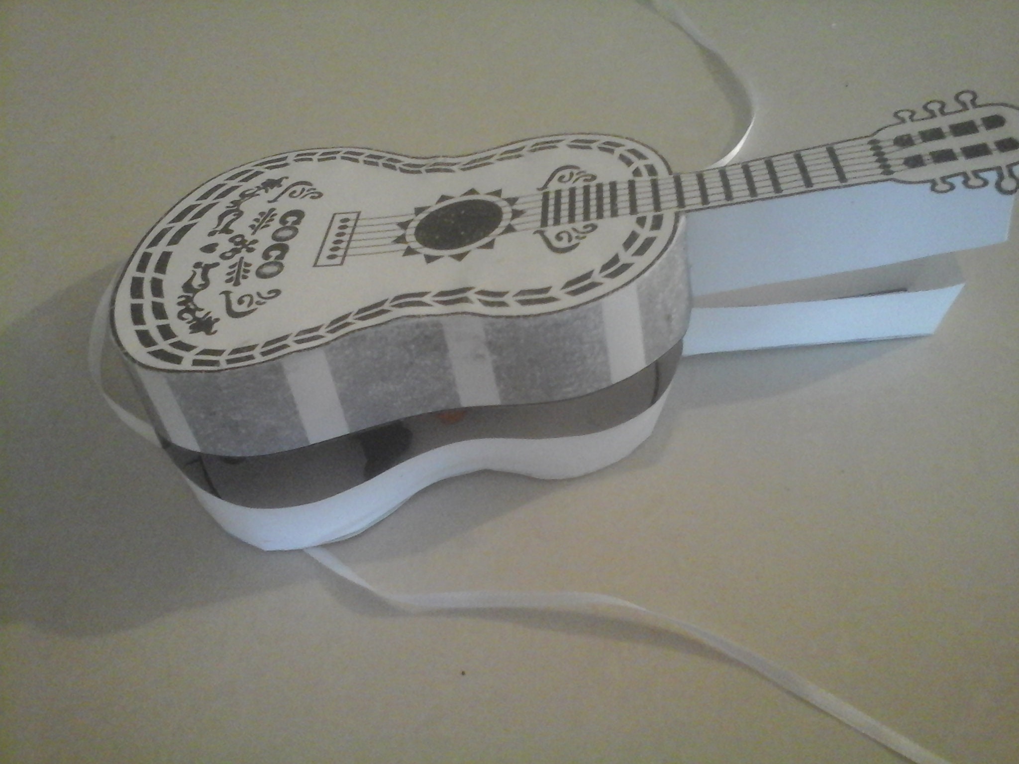 Guitar Coco Box Coco Party Supplies Template Box Coco - Etsy España