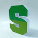 3D Letter Svg "s" 3D Letter Svg File for Cricut 3D Letter Template ...