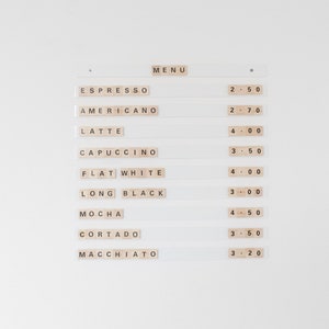 Scrabble Display Letter Board Menu Board for Home Scrabble Magnets ...