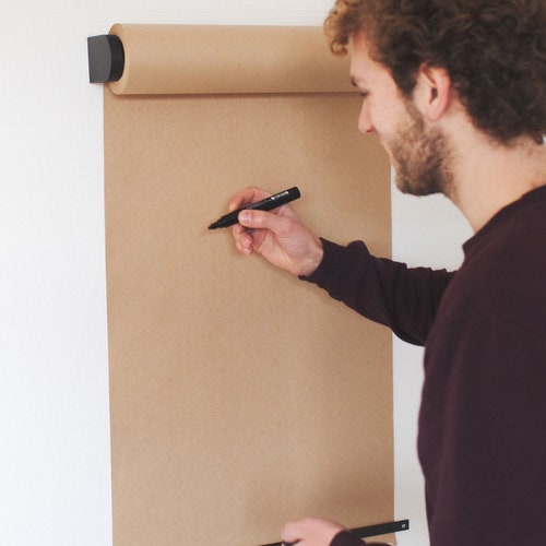 Wall Mounted Note Paper Roller Paper Roll Holder Studio | Etsy