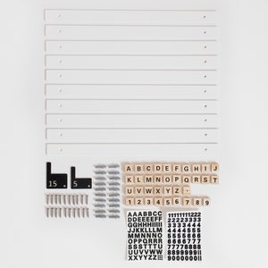 Scrabble Display Letter Board Menu Board for Home Scrabble Magnets ...