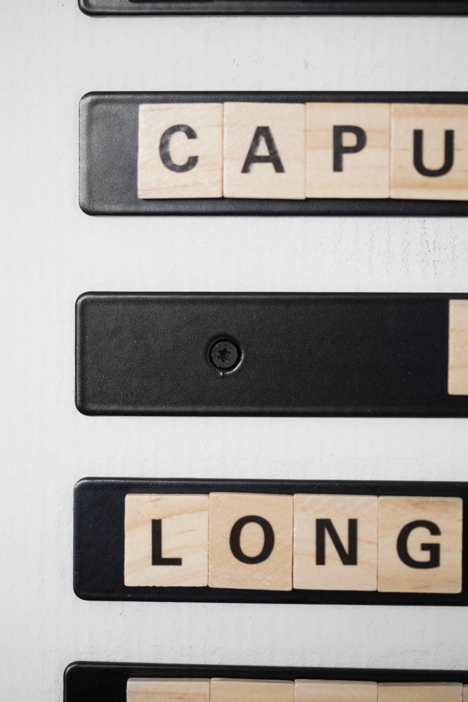 Scrabble Display - Letter Board - Menu Board for Home - Scrabble ...