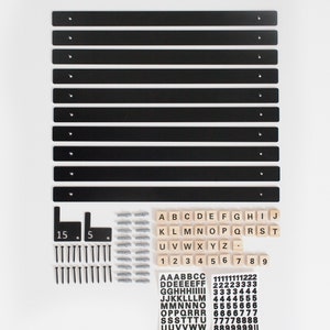 Scrabble Display - Letter Board - Menu Board for Home - Scrabble ...