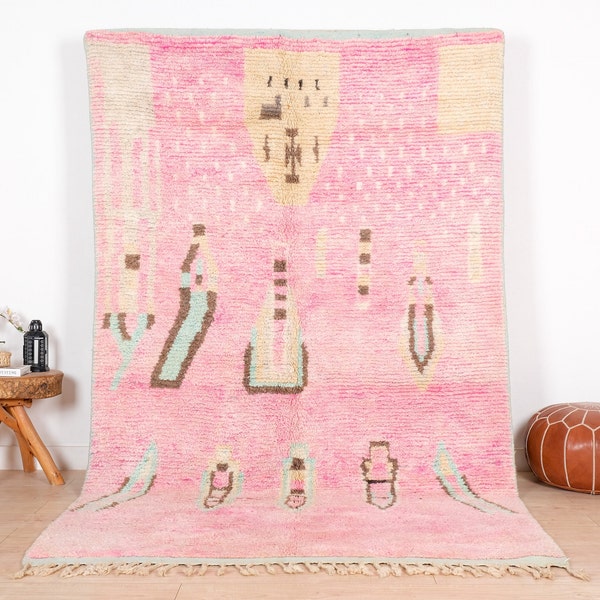 Pink Moroccan Rug - Etsy