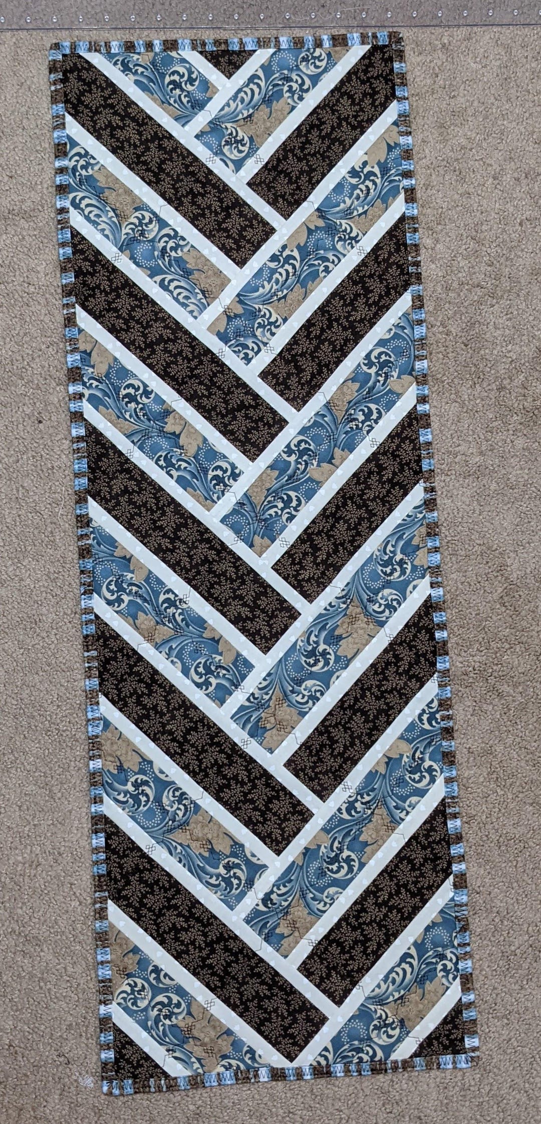 Herringbone Table Runner - Etsy