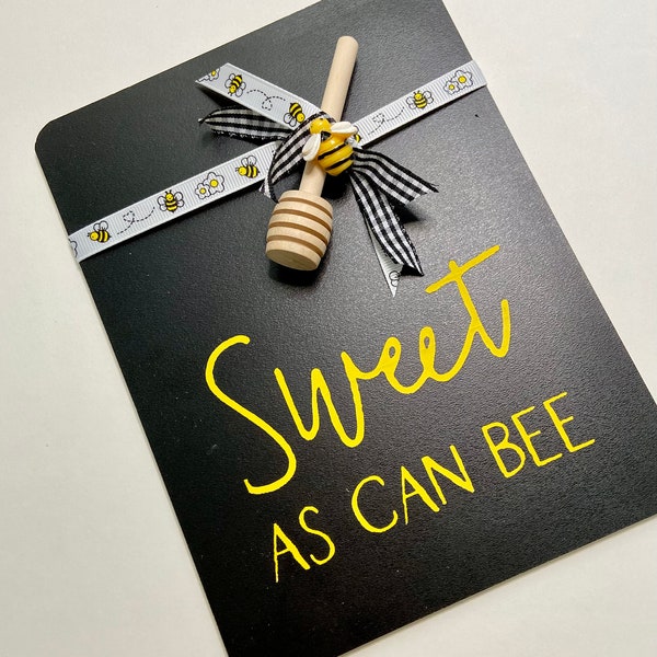 Sweet as Can Bee Nursery Sign - Etsy
