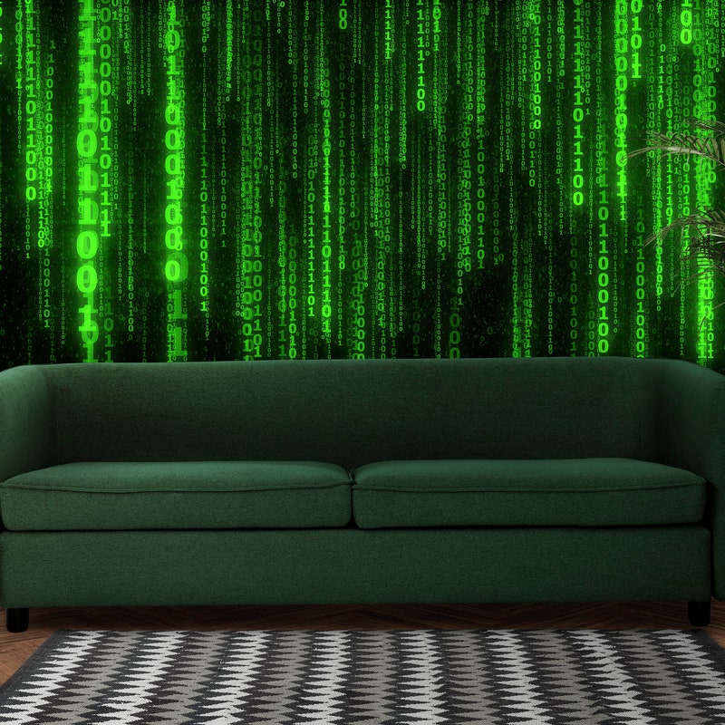 Full Wall Matrix Wallpaper - Etsy