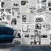 Vintage Newspaper Collage Wallpaper Modern Wall Mural Retro Wallpaper ...