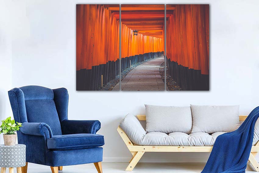 Fushimi Inari Wall Art Canvas Torii Gate Print Japanese Temple - Etsy