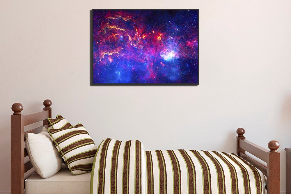 Galaxy Nebula Poster Nebula Art Astronomy Gifts Space Art Galaxy Poster ...
