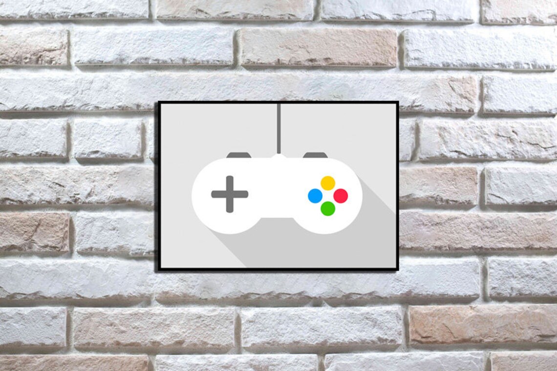 Game Console Poster Game Controller Playstation Poster Boys - Etsy