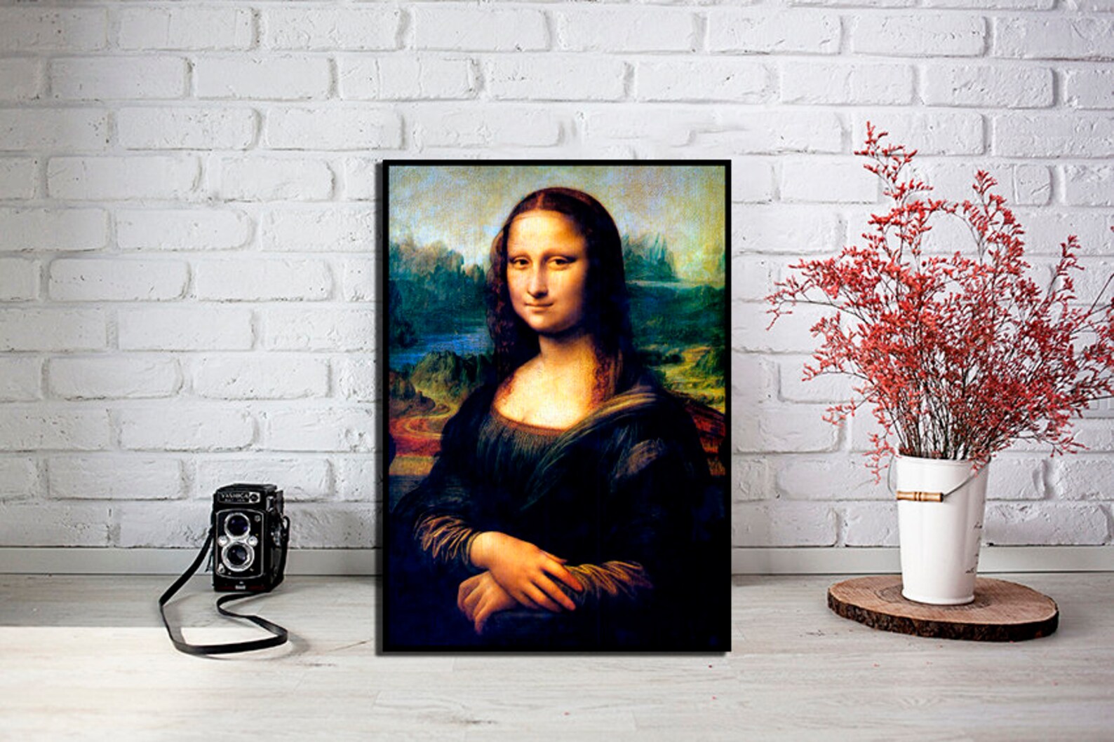 Mona Lisa Poster Da Vinci Poster Mona Lisa Print Da Vinci Mona Lisa ...