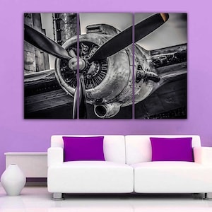 Plane Canvas Aircraft Decor Plane Photography Aircraft Gift Plane Decor ...