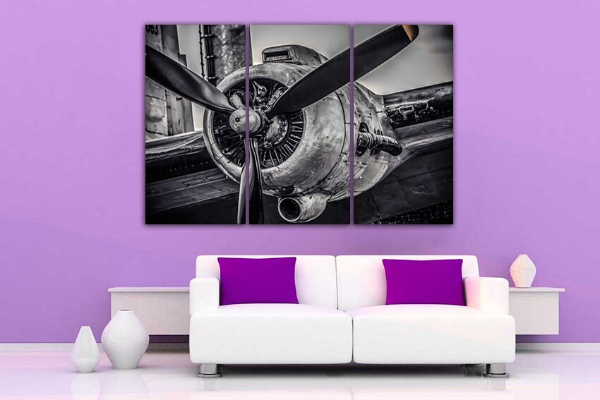 Plane Canvas Aircraft Decor Plane Photography Aircraft Gift Plane Decor ...