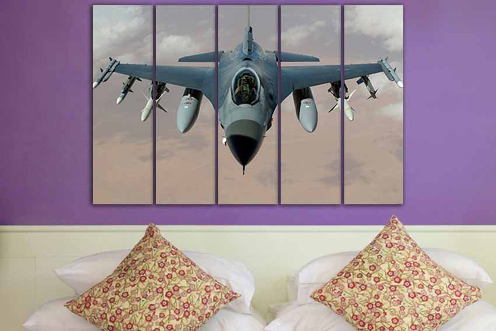 Plane Canvas F-16 Gift Fighter Plane Art Aviation Gifts F-16 - Etsy