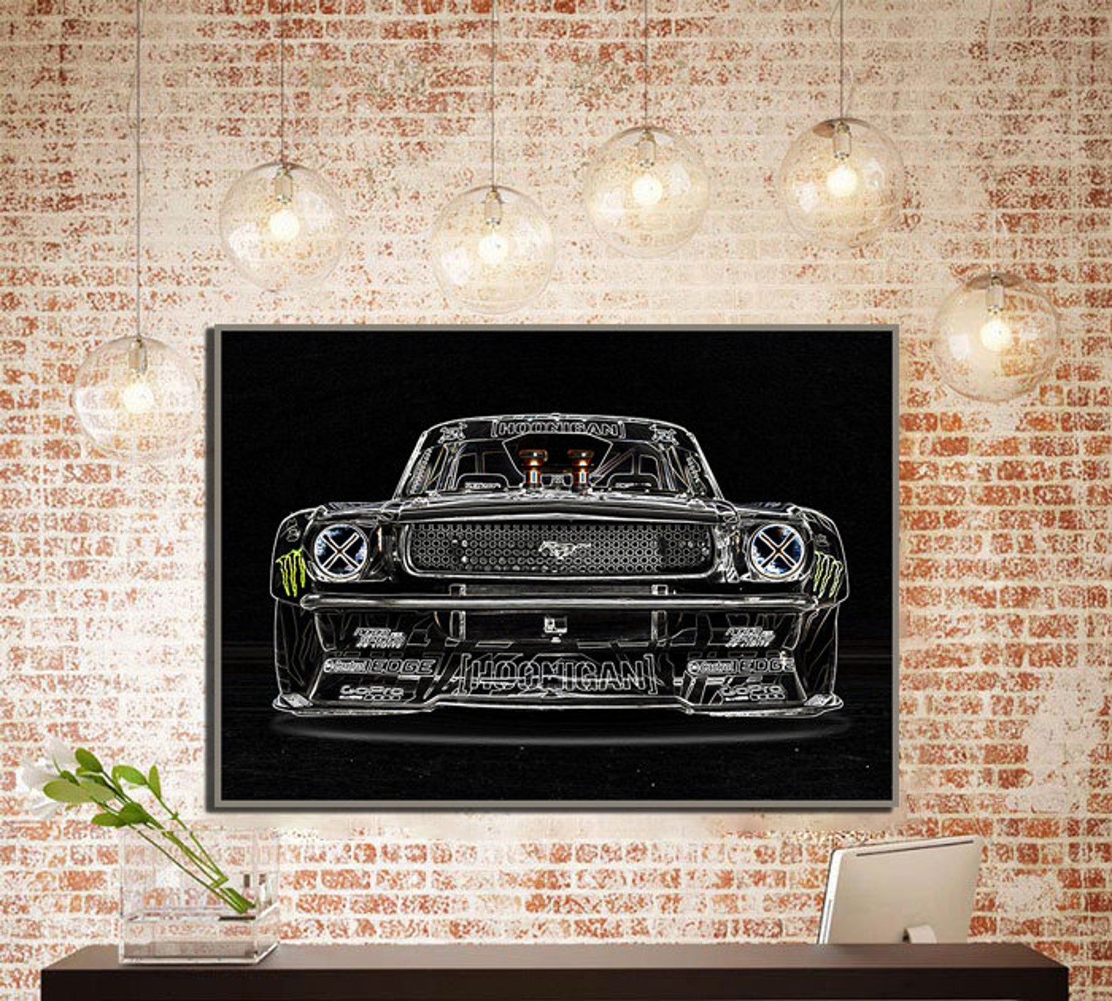 Ford Mustang Poster Classic Car Print Ford Mustang Art - Etsy