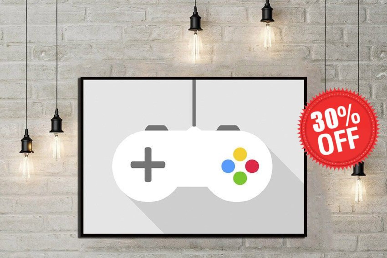 Game Console Poster Game Controller Playstation Poster Boys Room Poster ...