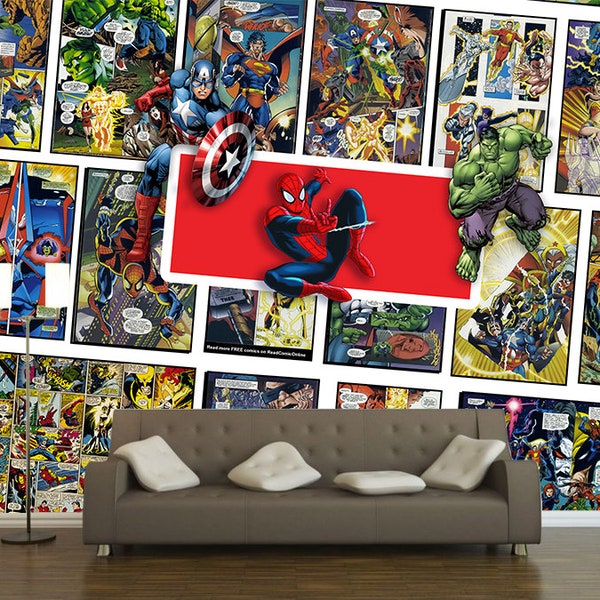 Vintage Cartoon Wallpaper - Etsy