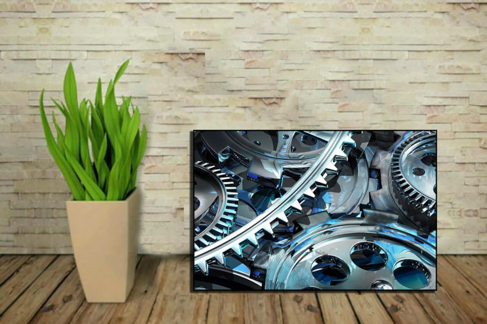 Mechanism Art Print Mechanism Décor Metal Decor Print Gears - Etsy