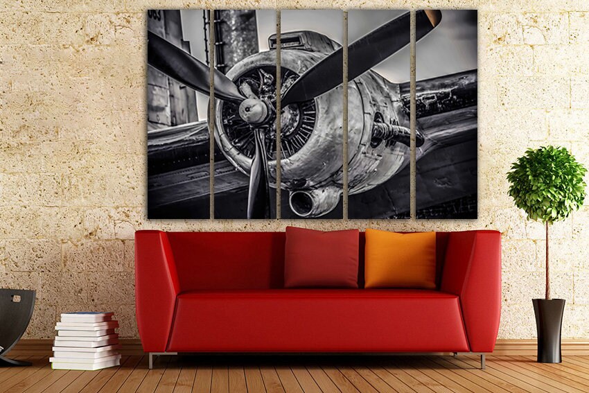 Plane Canvas Aircraft Decor Plane Photography Aircraft Gift - Etsy