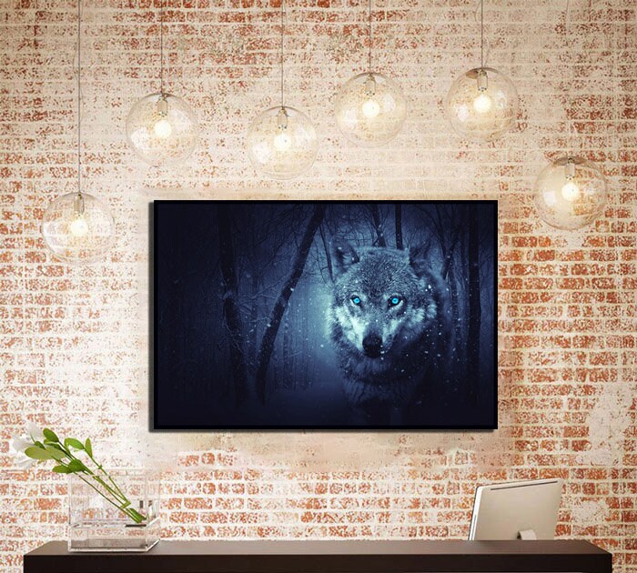 Wolf Animal Wolf Poster Wolf Print Poster Wolf Art Nature - Etsy