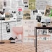 Retro Newspaper Wallpaper Collage Wall Mural Creative Old Newsprint ...