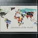 Literature Map World Literature Map Literary Poster Literature - Etsy