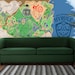 Zelda Map Hyrule Wallpaper & Gaming Mural Legend of Zelda Tears of the ...