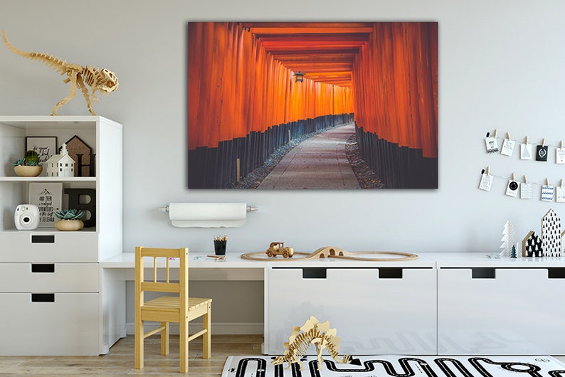 Fushimi Inari Wall Art Canvas Torii Gate Print Japanese Temple - Etsy