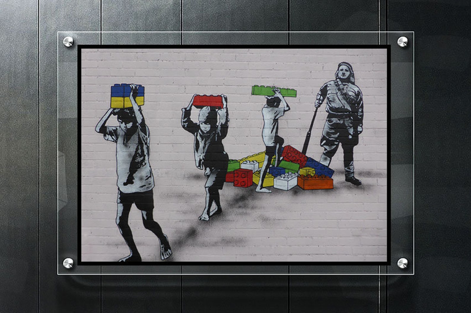 Lego Art Print Lego Poster Graffiti Decor Street Art Social Art Prints ...