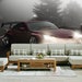 Sport Car Racing Wall Art Mural & Wallpaper Sport Car Garage Peel and ...
