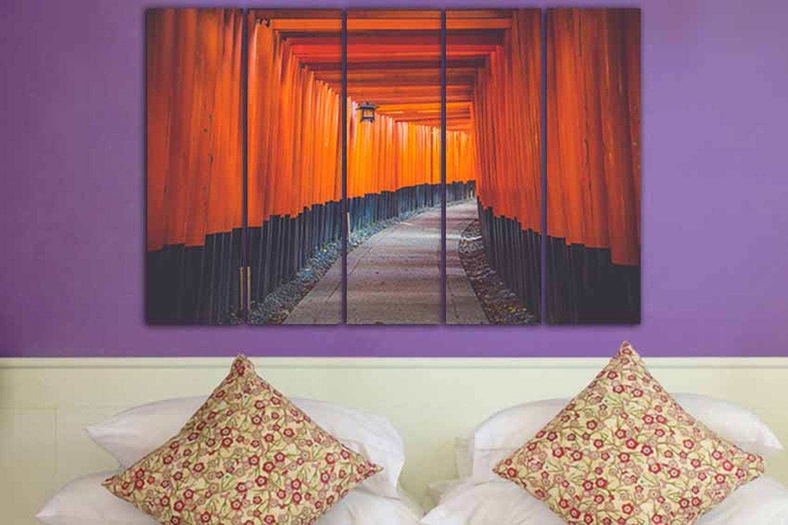 Fushimi Inari Wall Art Canvas Torii Gate Print Japanese Temple - Etsy