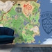 Zelda Map Hyrule Wallpaper & Gaming Mural Legend of Zelda Tears of the ...