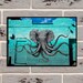 Elephant Octopus Elephant Poster Octopus Tentacles Elephant Print ...