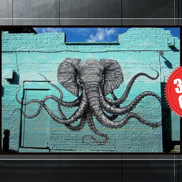 Elephant Octopus - Etsy