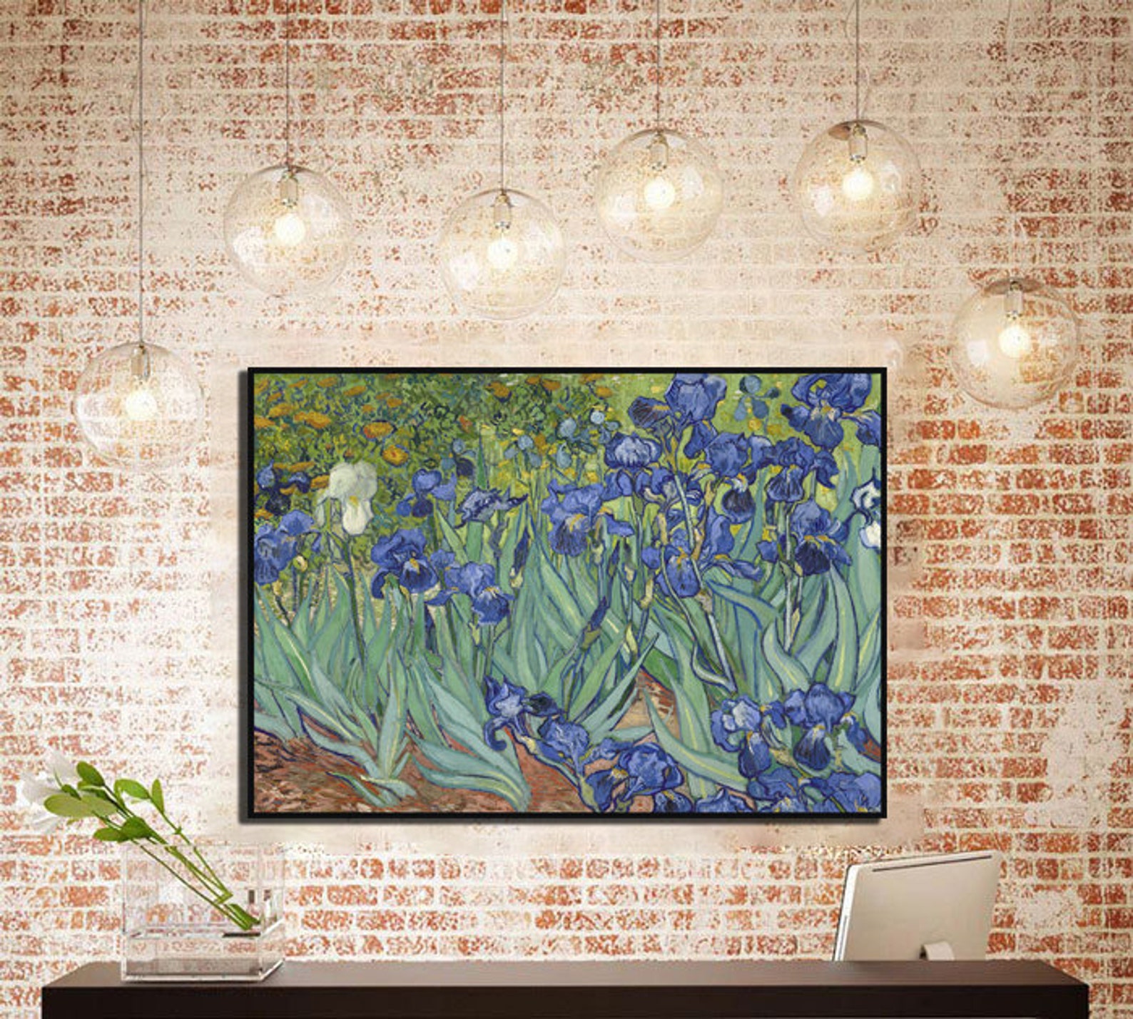 Irises Van Gogh Irises Poster Flowers Irises Print Vintage - Etsy