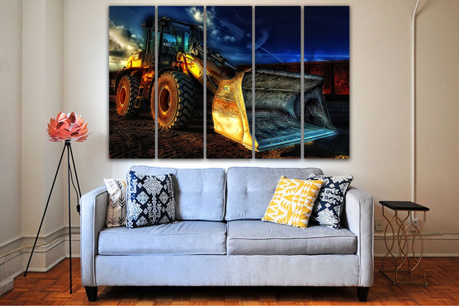 Wall Art Canvas Construction Machines Mechanism Decor - Etsy