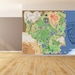 Zelda Map Hyrule Wallpaper & Gaming Mural Legend of Zelda Tears of the ...