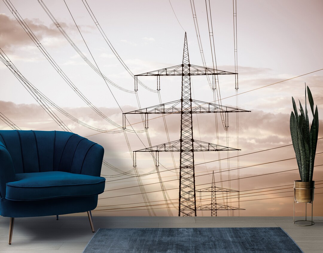 High Voltage Engineer Wallpaper Industrial Wallpaper Peel & Stick ...