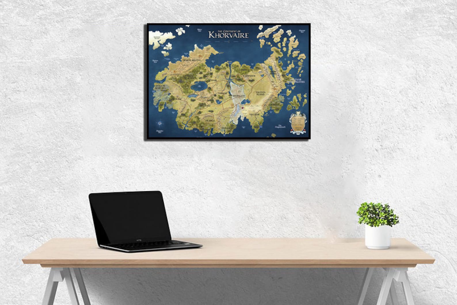 Khorvaire Poster Eberron Print Dungeons N Dragons Dnd Print Dnd Art ...