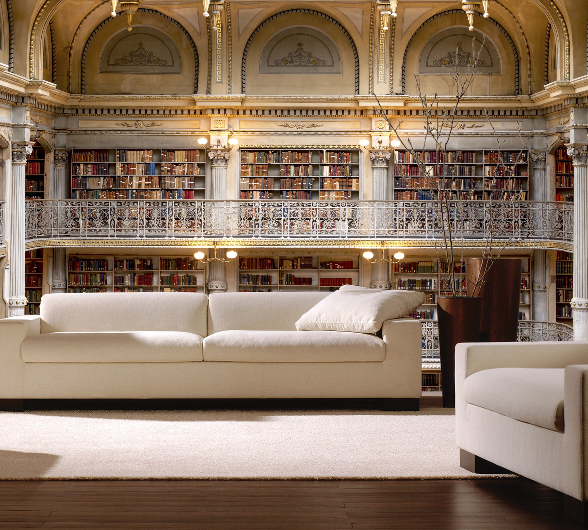 Library Wallpaper Wall Mural Home Office Wallpaper Peel and Stick Study ...