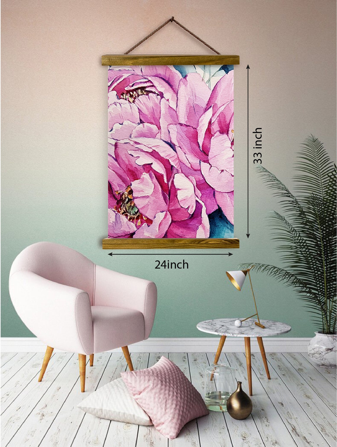 Tiger in a Tropical Storm Pounce on Its Prey Jungle Painting - Etsy