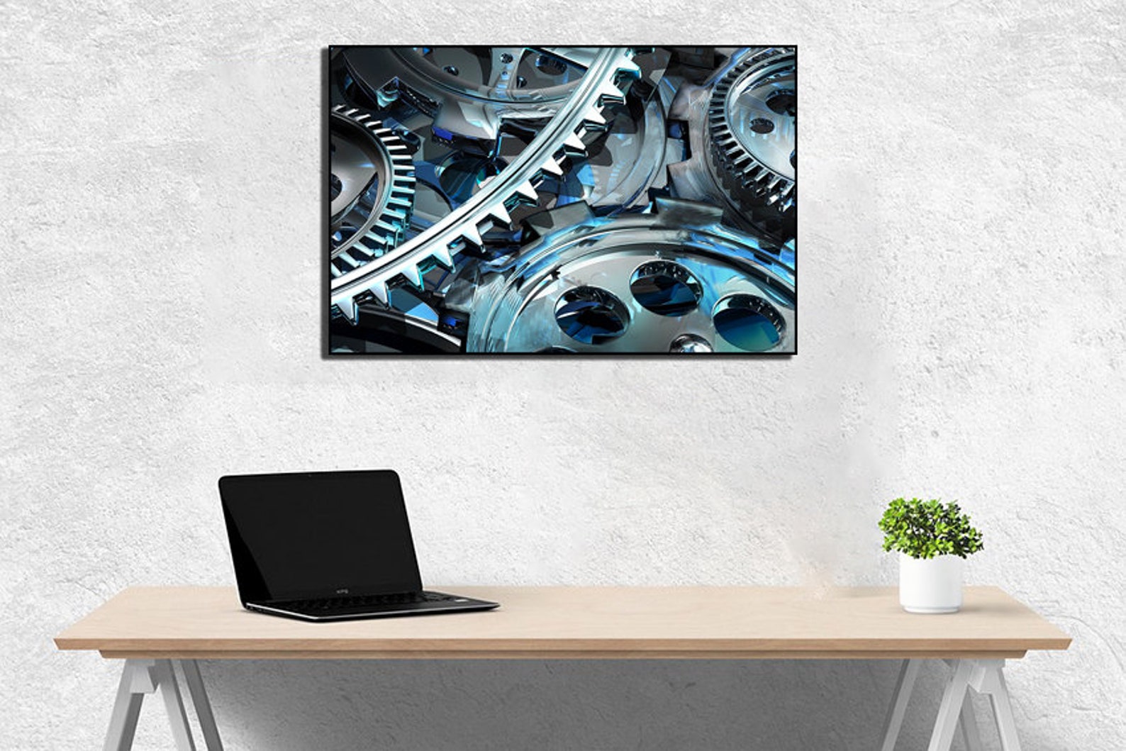 Mechanism Art Print Mechanism Décor Metal Decor Print Gears - Etsy