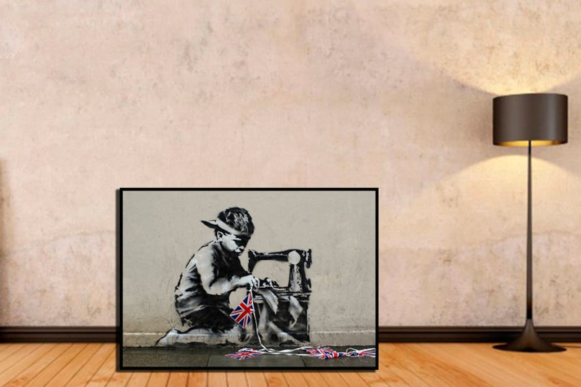 Slave Labour Art Graffiti Spray Painting Street Art Graffiti | Etsy