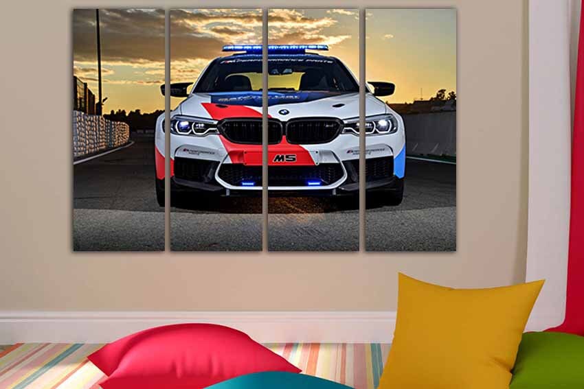Bmw Canvas Car Wall Décor Transport Print Engine Wall Art Bmw | Etsy