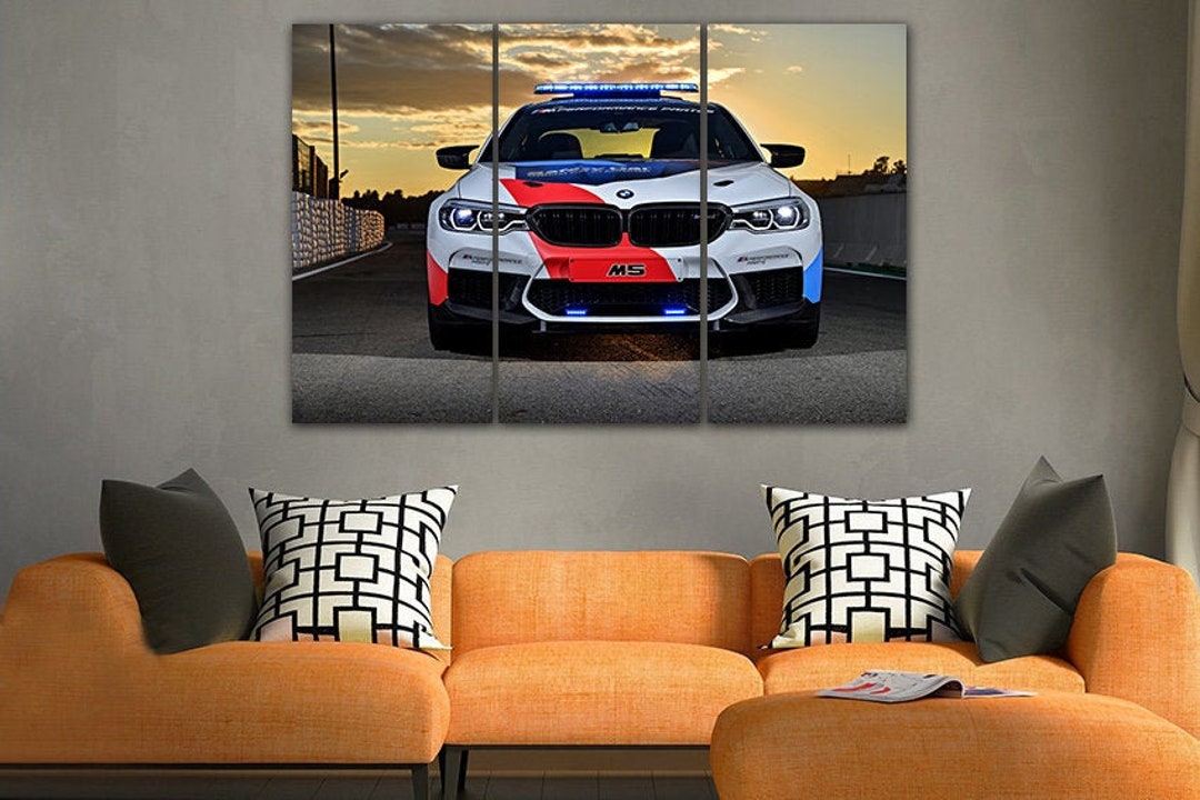 Bmw Canvas Car Wall Décor Transport Print Engine Wall Art Bmw Picture ...