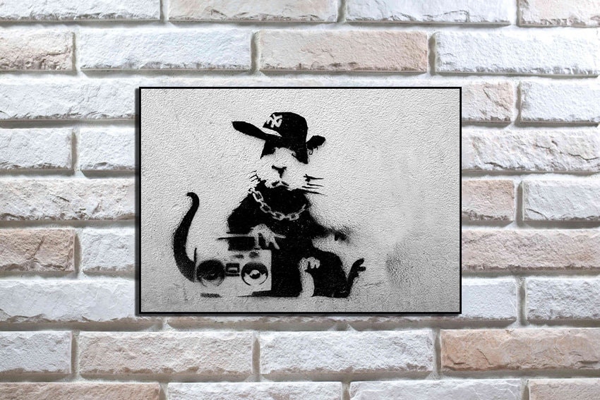Rat Poster Street Art Prints Rat Decor Graffiti Print - Etsy