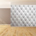 Luxury Leather Pattern Wallpaper White Textured Wall Mural Abstract ...