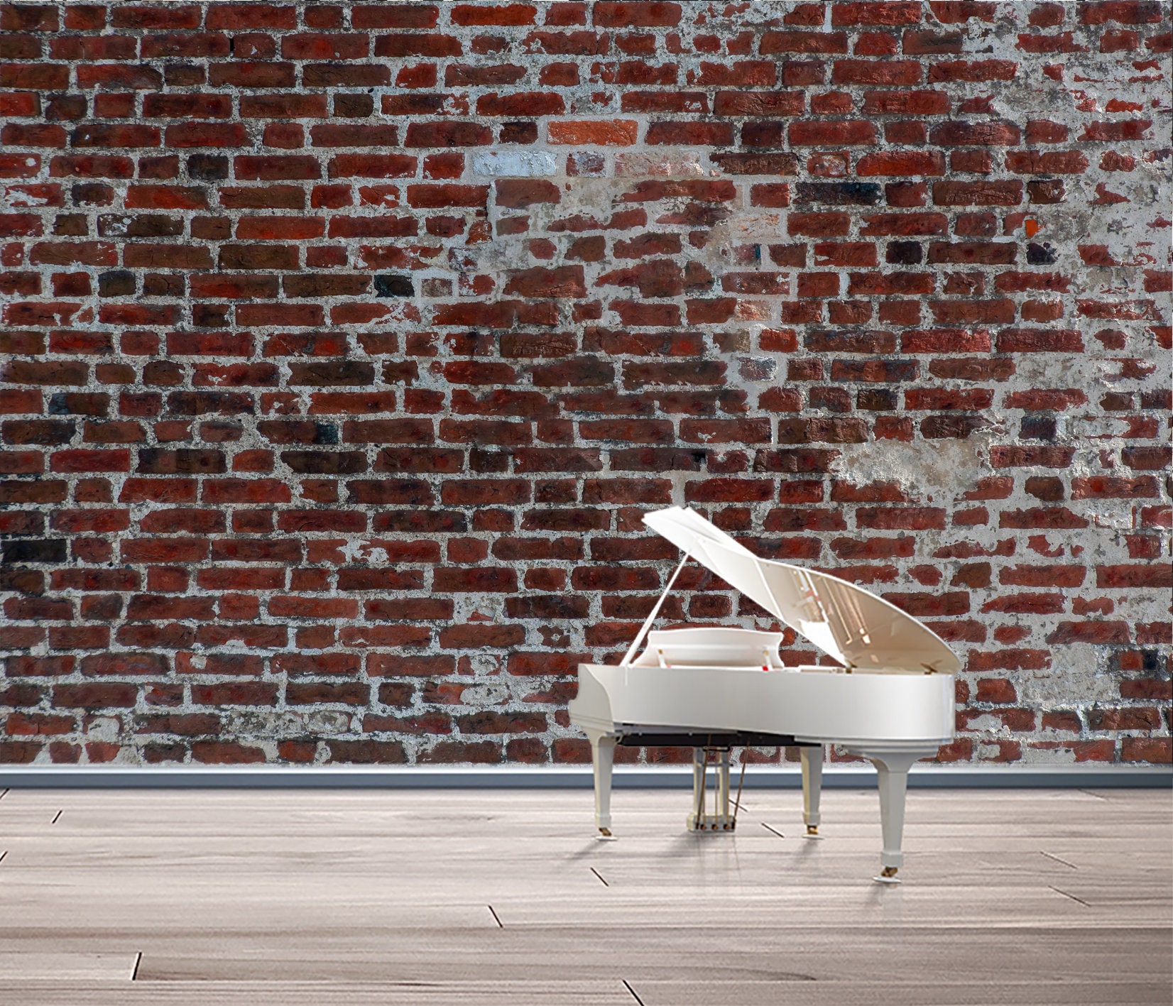 Brick Look Wallpaper Old Stone Pattern Industrial Peel and Stick ...